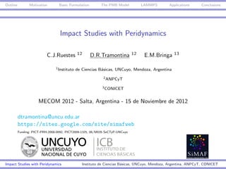 Peridynamics MECOM 2012 presentation | PDF
