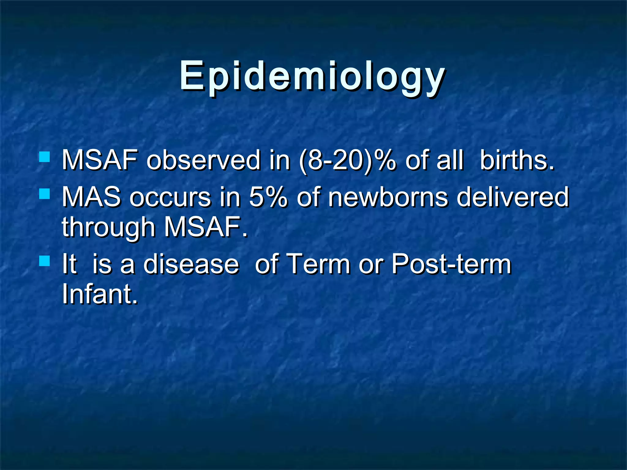 Meconium aspiration syndrome_ | PPT