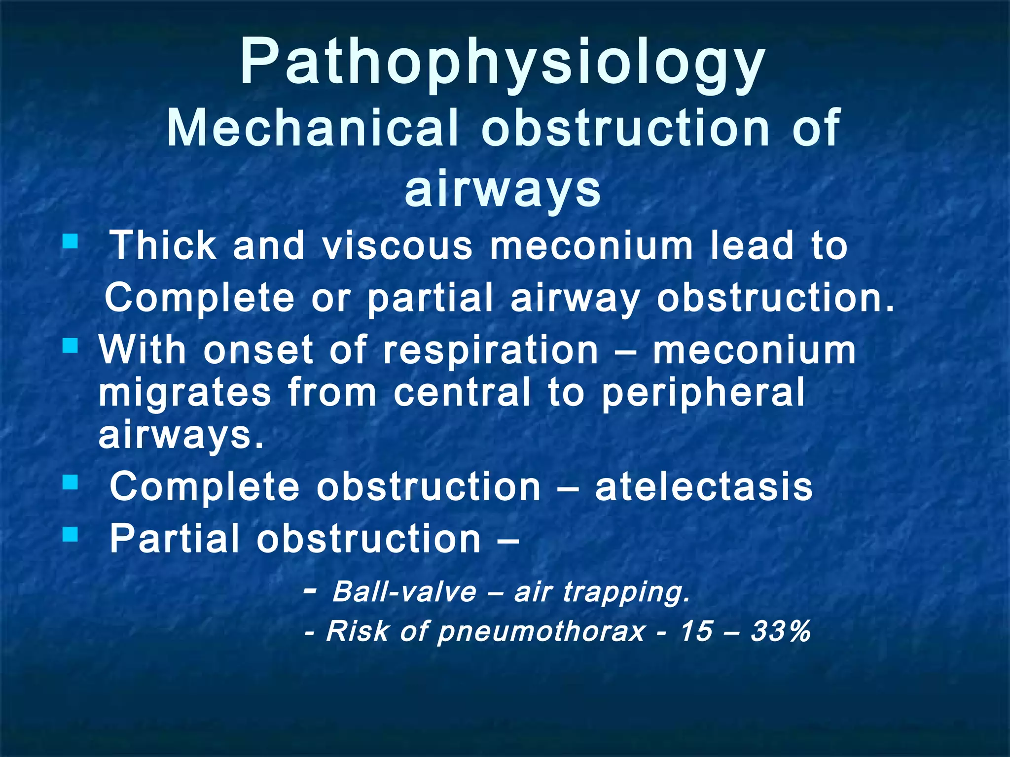 Meconium aspiration syndrome_ | PPT