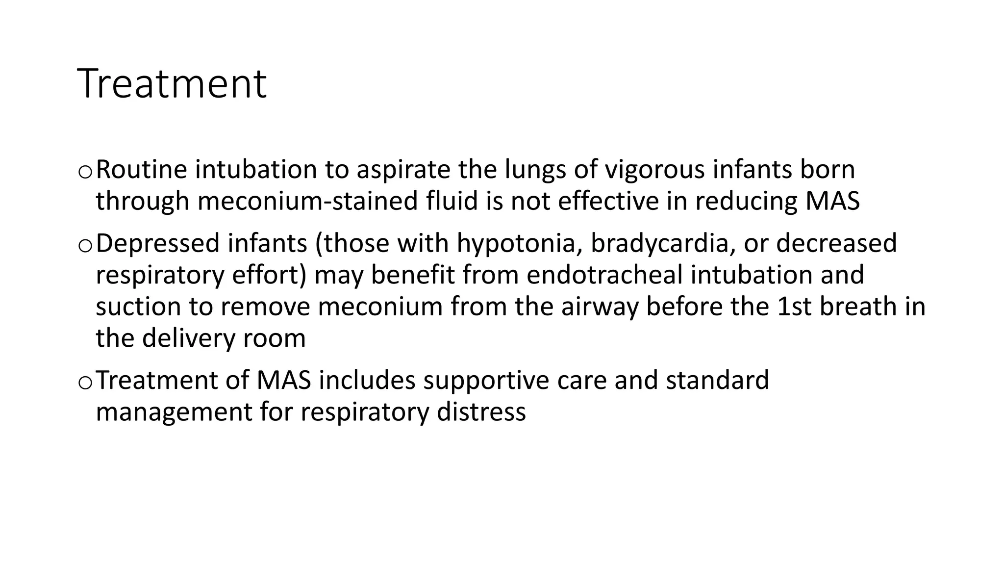 Meconium Aspiration. In neonates pptx... | PPTX