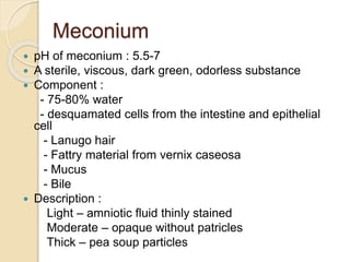 Meconium aspiration syndrome | PPTX