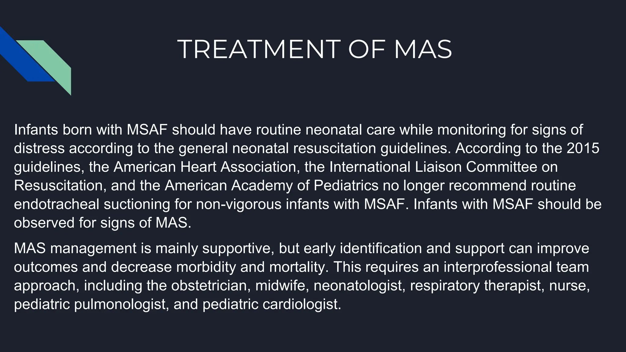 Meconium Aspiration Syndrome|MAS in neonates | PPTX