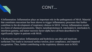 Meconium Aspiration Syndrome|MAS in neonates | PPTX