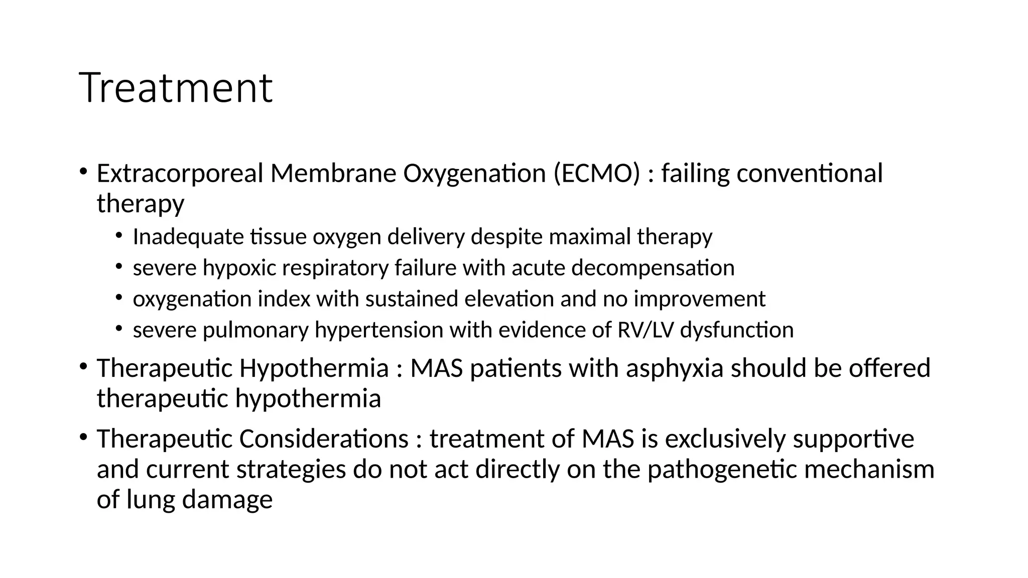 Meconium Aspiration Syndrome (MAS) is a clinical condition | PPTX