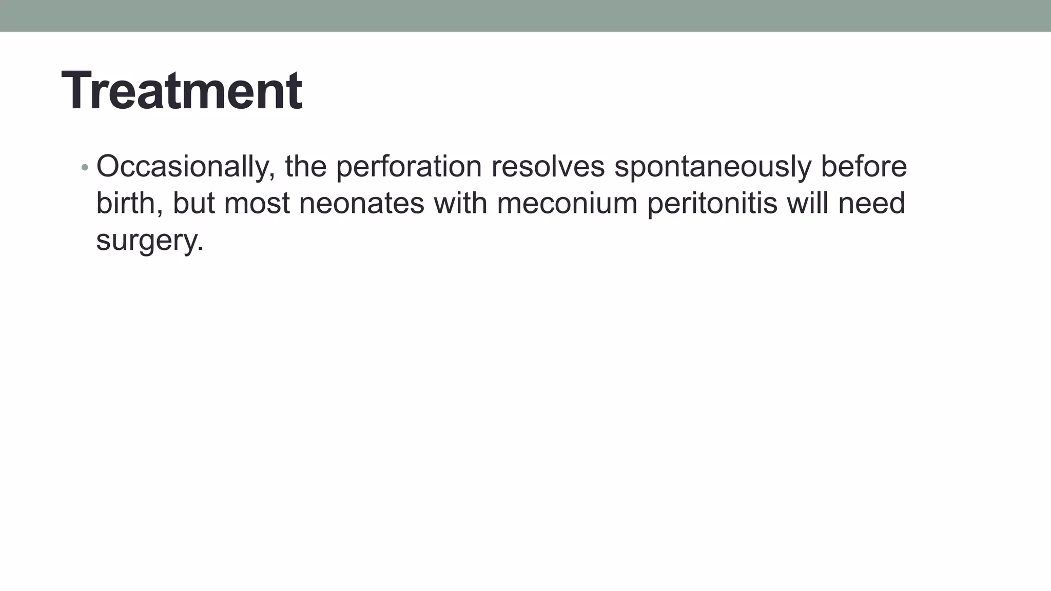 Meconium Ileus And Peritonitis Pptx