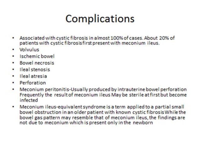 Meconium ileus case presentation | PPTX | Pregnancy | Reproductive Health
