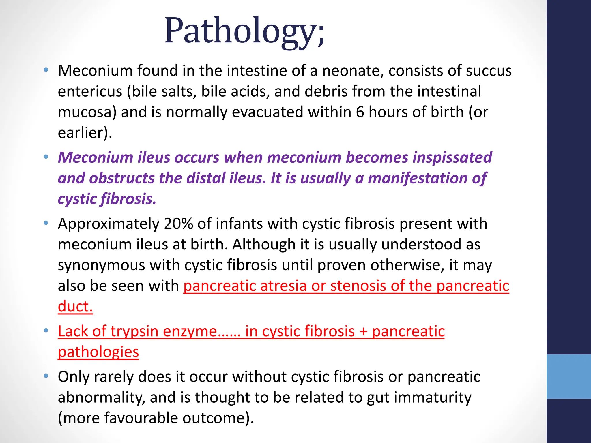 Meconium plug + Meconium ileus. Current overview | PPTX