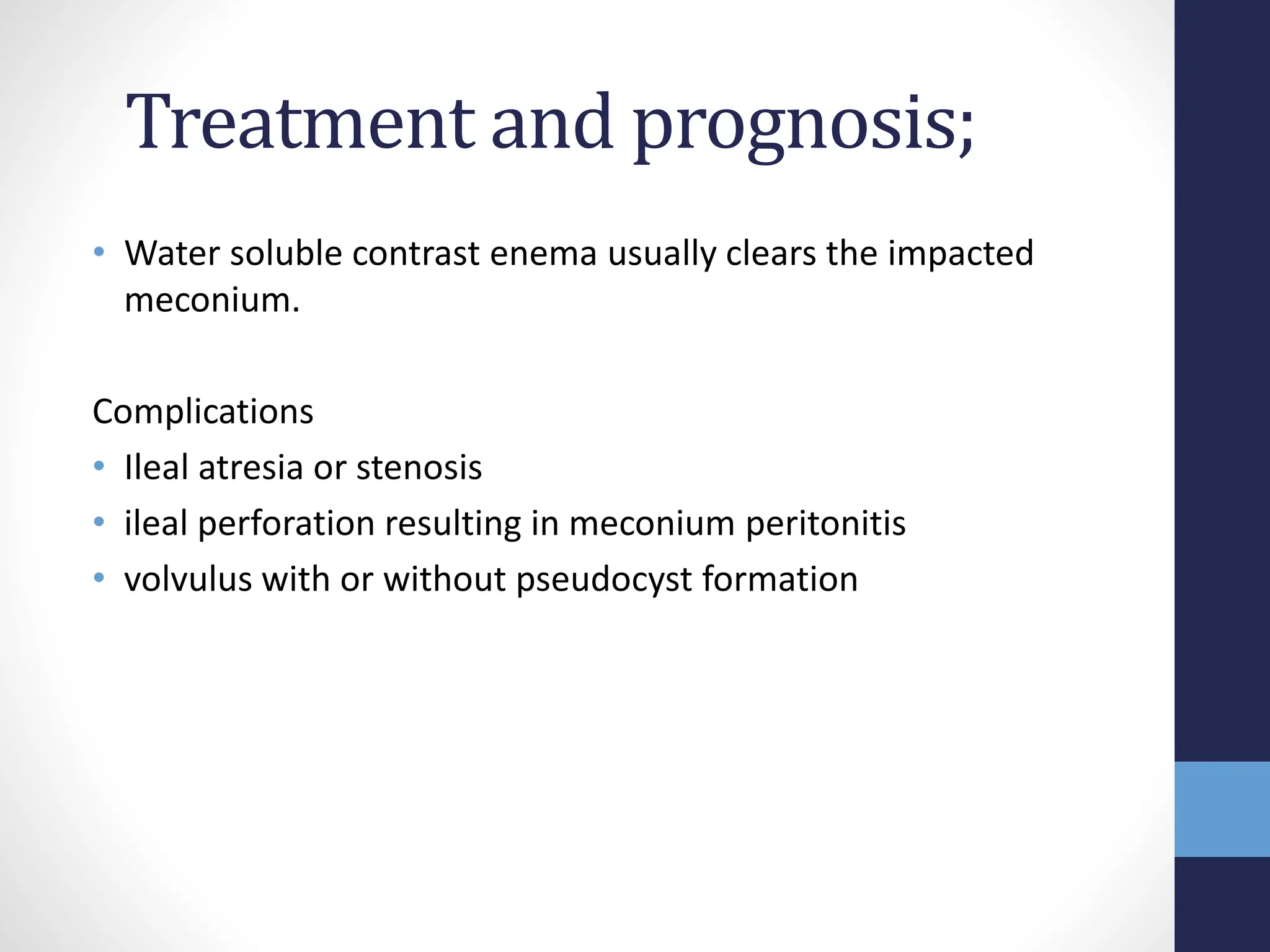Meconium plug + Meconium ileus. Current overview | PPTX