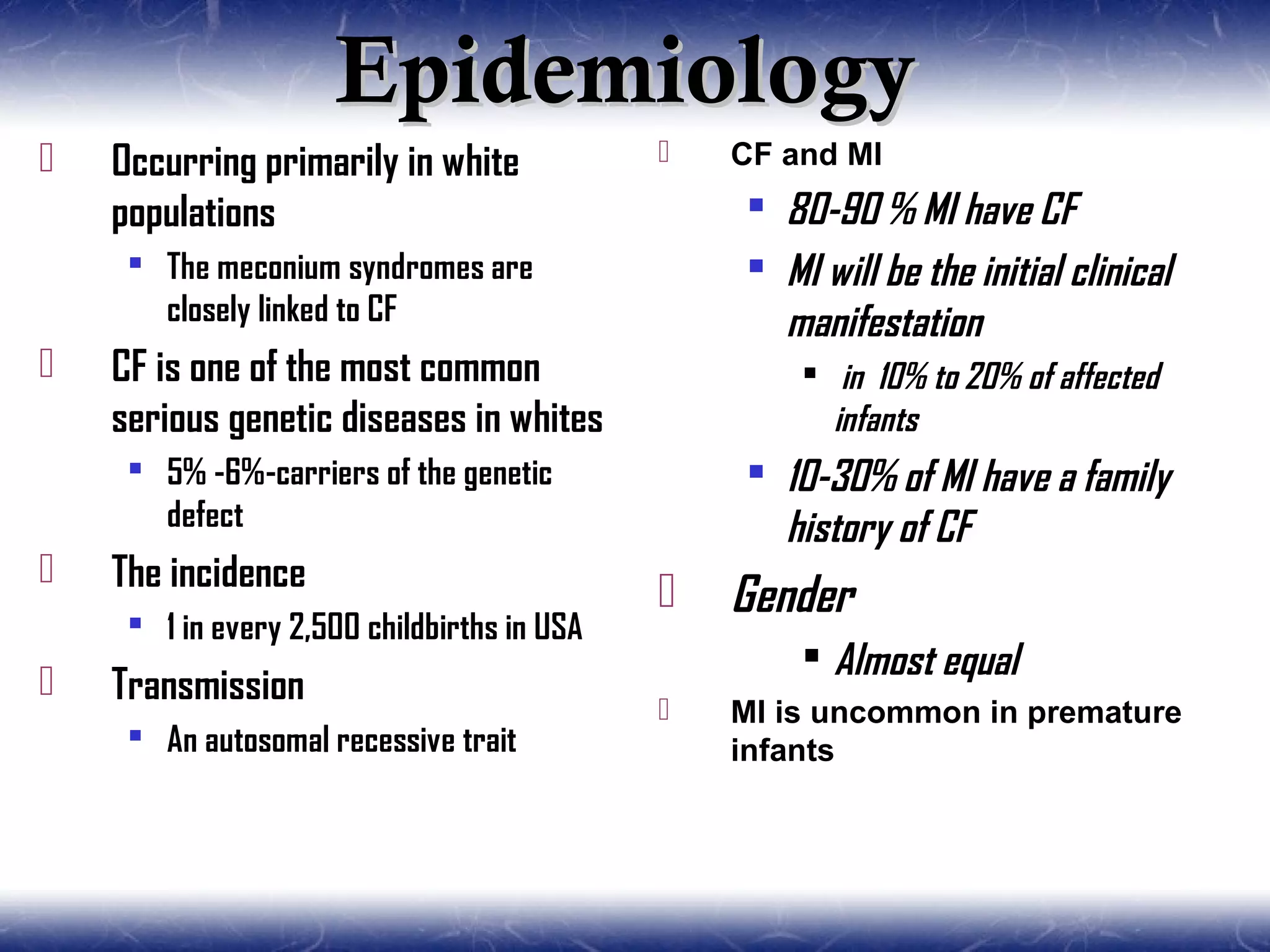 Meconium syndrome and short bowel syndrome | PPT