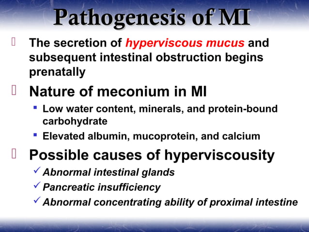 Meconium syndrome and short bowel syndrome | PPT | Digestive Disorders ...