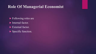 Managerial economics | PPTX