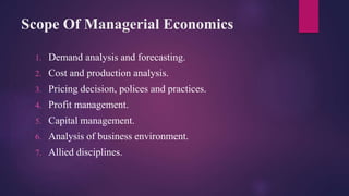 Managerial economics | PPTX