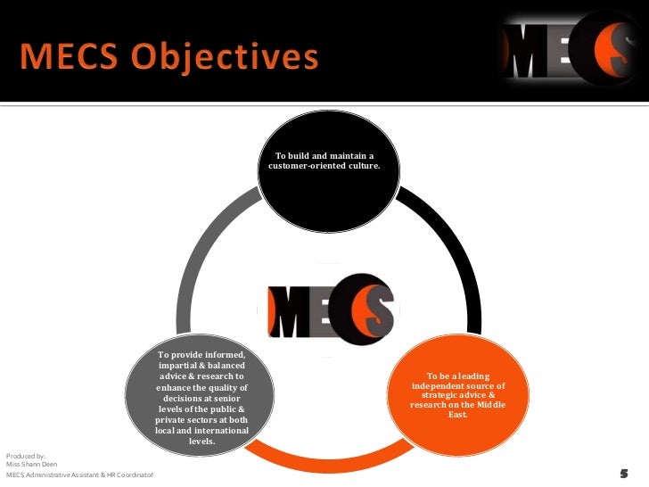 An Overview of MECS Presentation