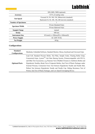 Med 01 Medical Packaging Tester | PDF