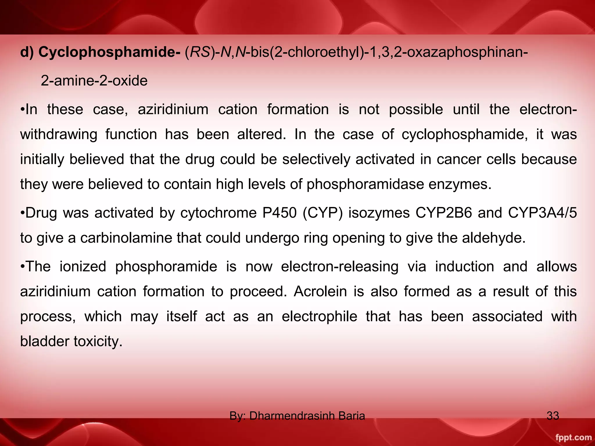 Medicinal chemistry-Anticancer agents | PPT