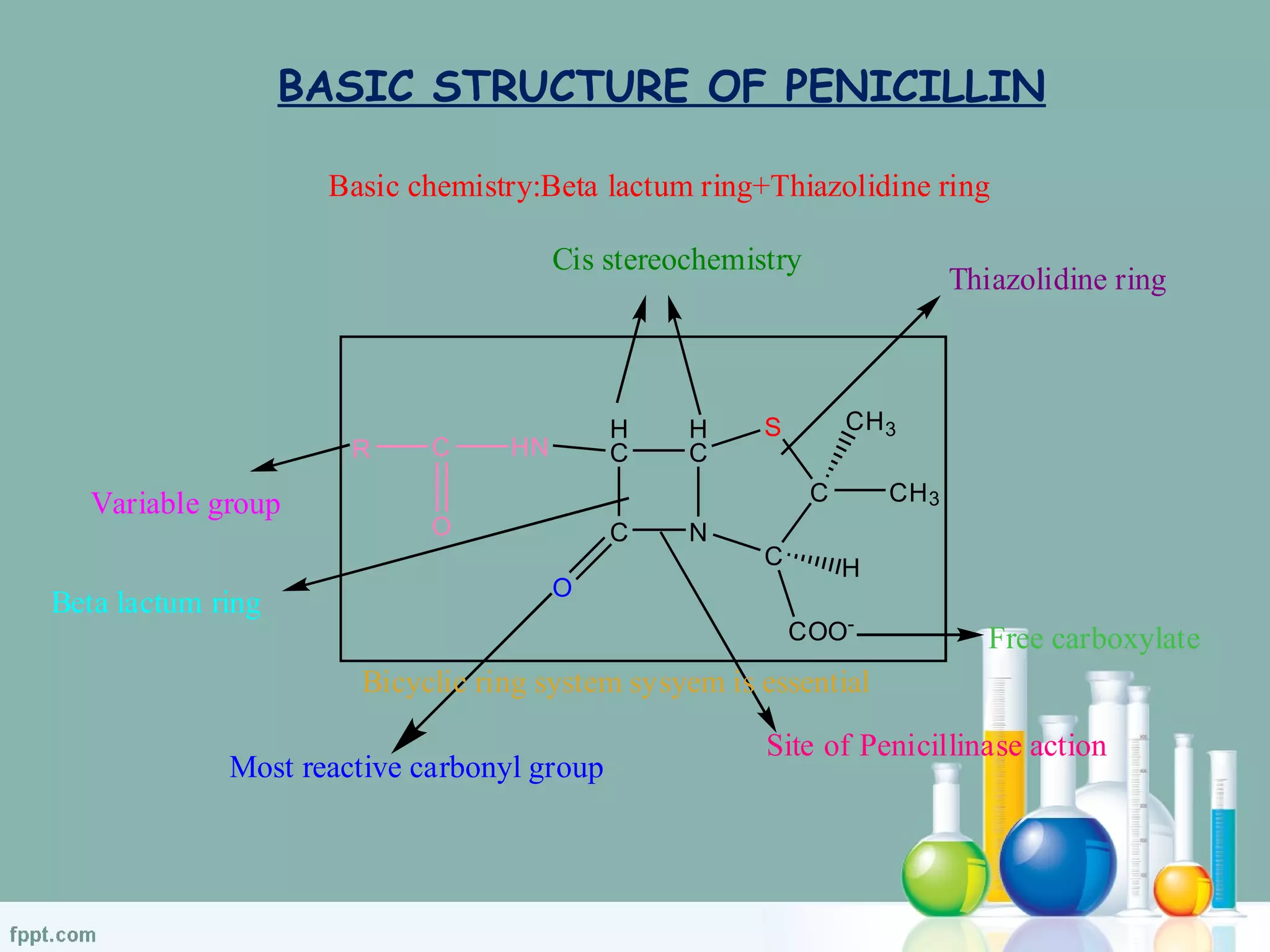 Medicinal chemistry-beta lactam antibiotics | PPT