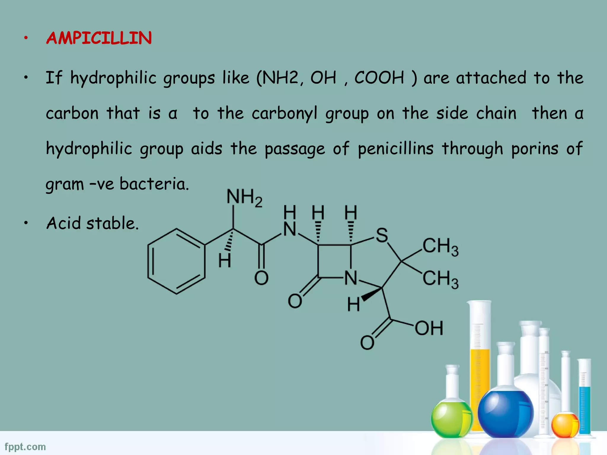 Medicinal chemistry-beta lactam antibiotics | PPT