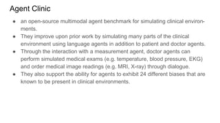 med-ai-jc-14june2024____AgentClinic_ a multimodal agent benchmark to evaluate AI in simulated ...