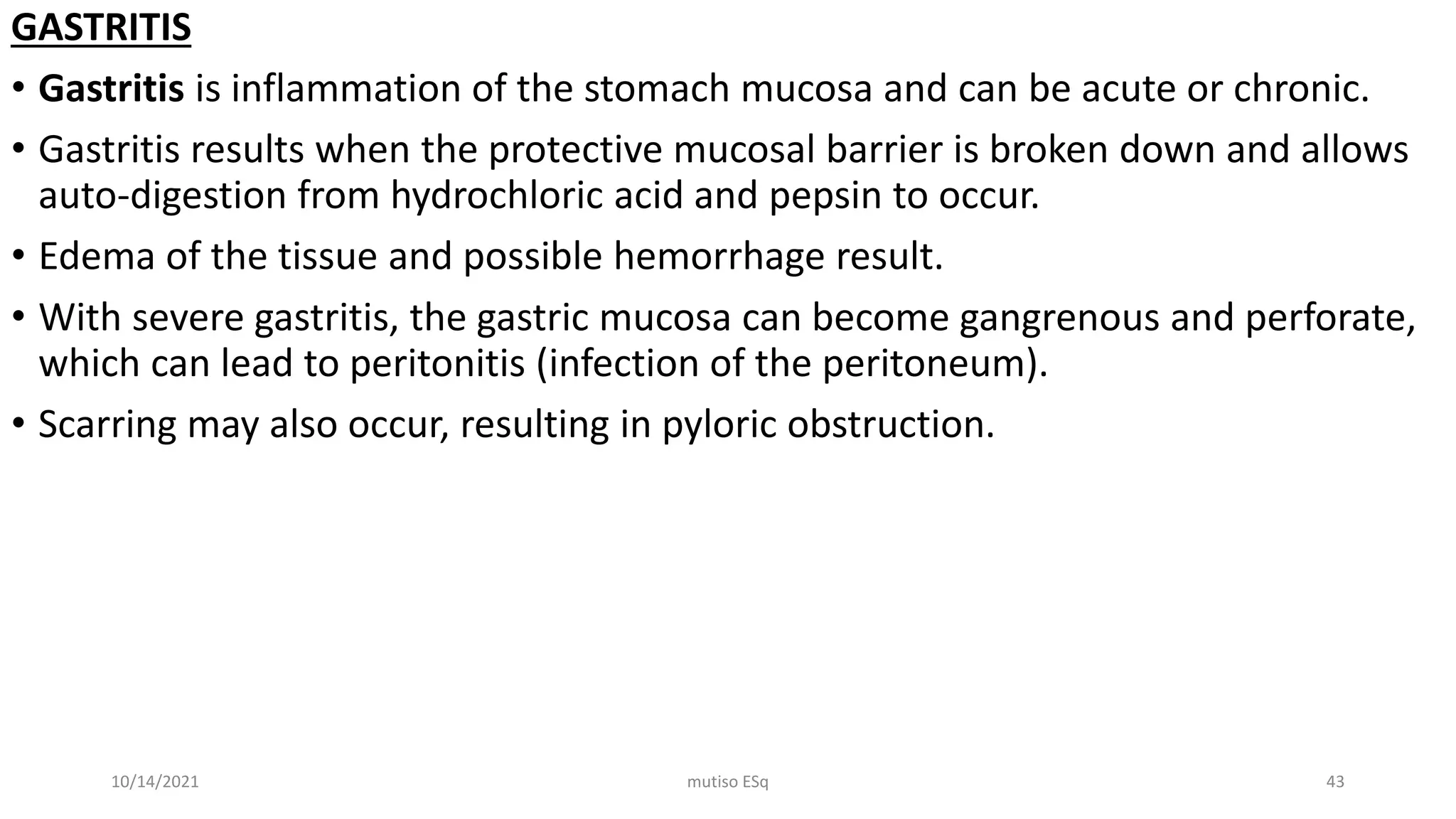 Med surg notes-git disorders | PPTX