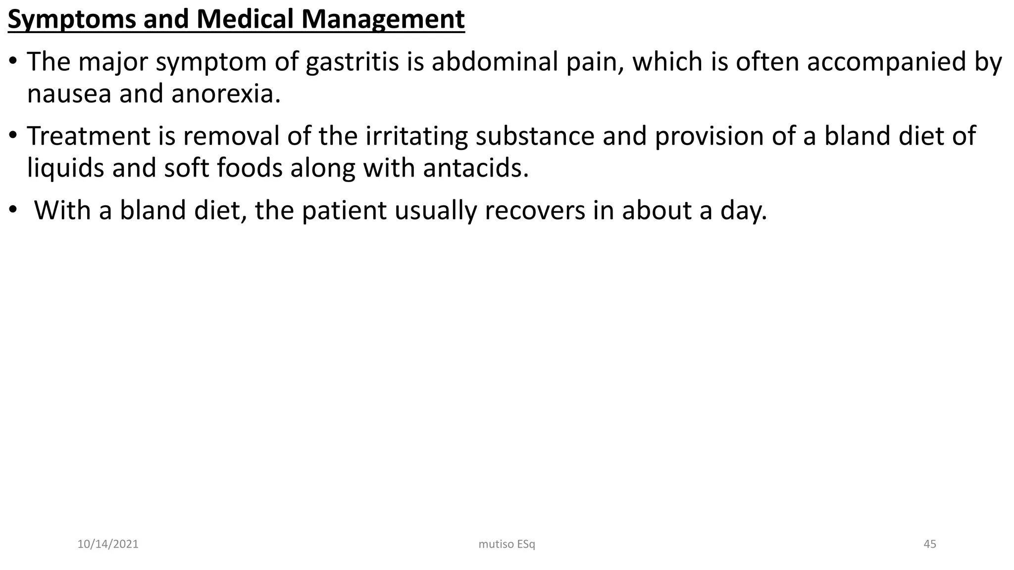 Med surg notes-git disorders | PPTX