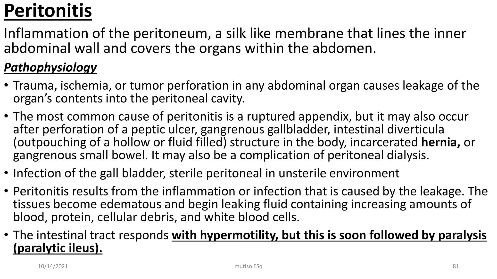 Med surg notes-git disorders | PPTX