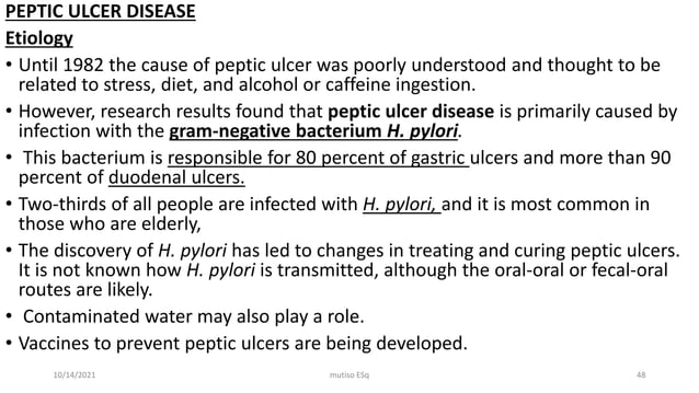 Med surg notes-git disorders | PPTX