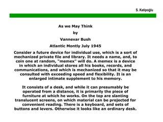 Med 505 Seminar on Online Technologies | PPT | Desktop Publishing ...