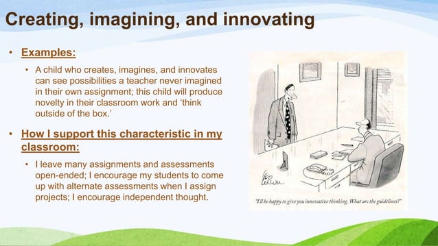 Characteristics of Intelligent Behavior | PPT