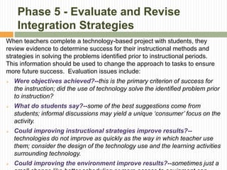 Meda5400TechnologyIntegrationPlanning(TIP)Model | PPTX