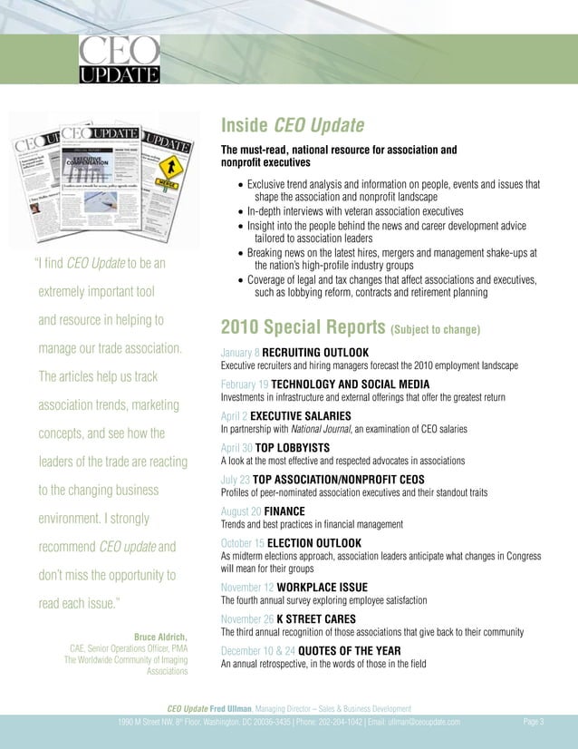 Medai Kit2010 Ceo Update V3 | PDF