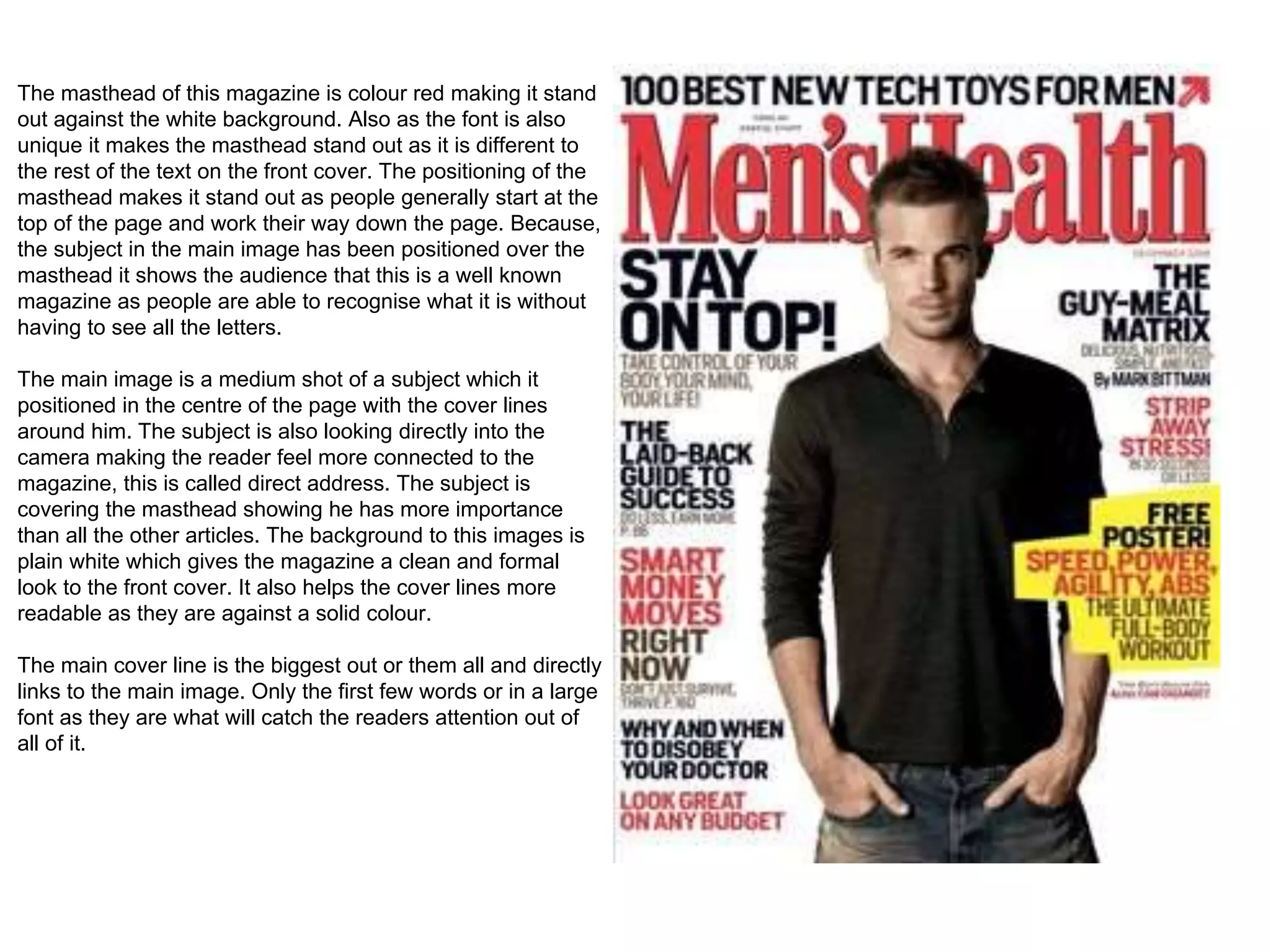 Front cover analysis | PPTX