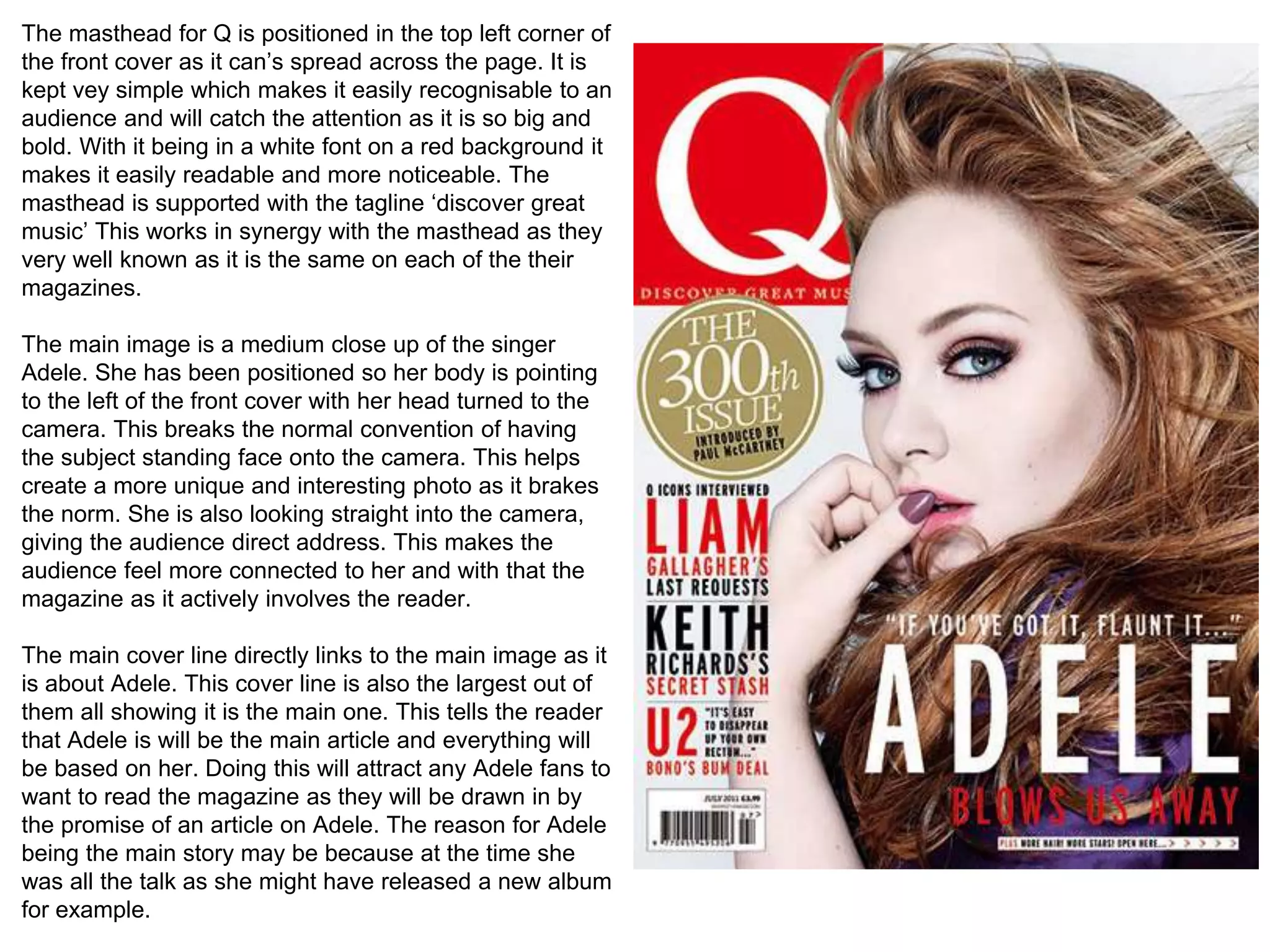 Front cover analysis | PPTX