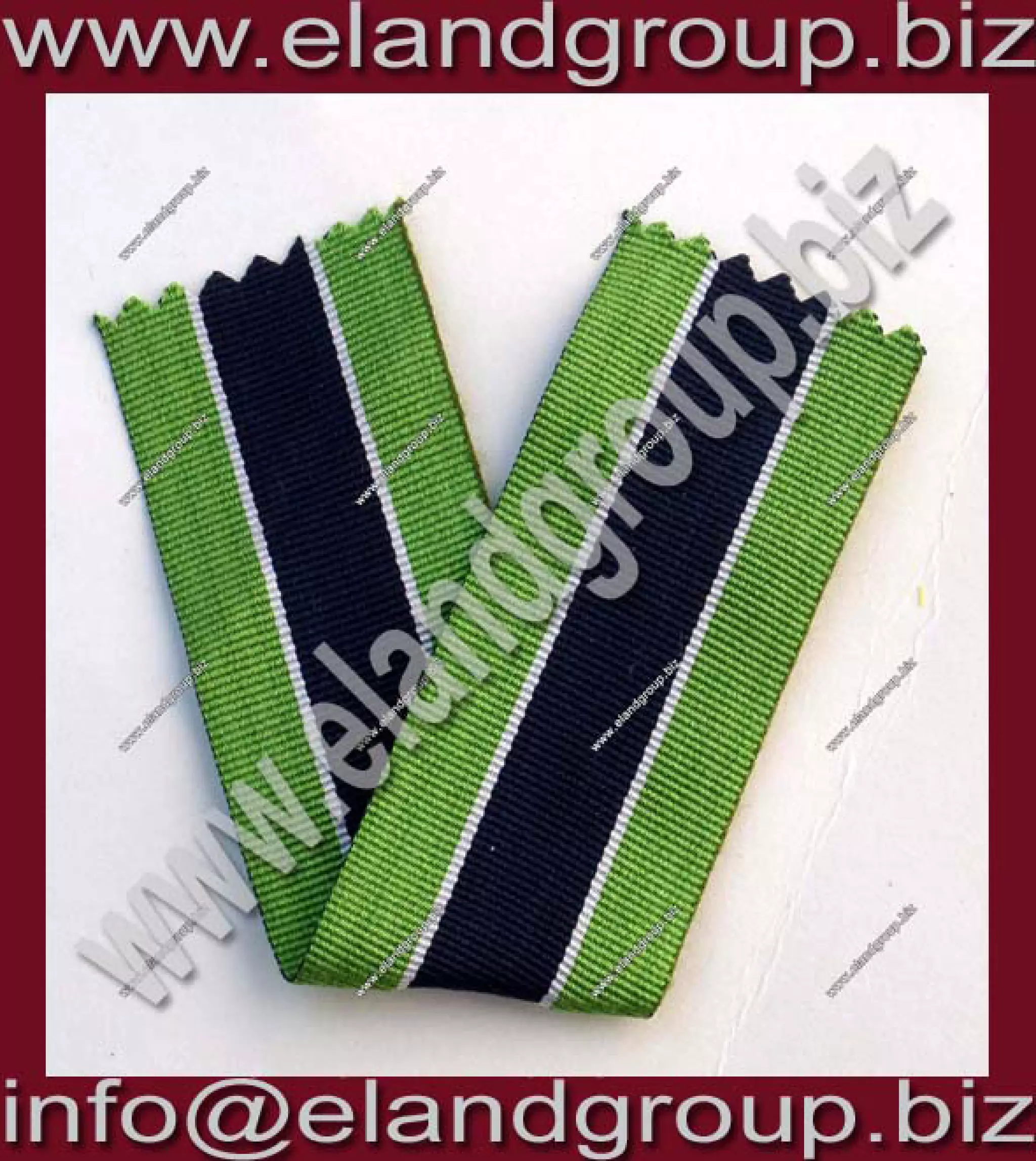 Medal woven light green and dark blue ribbon | PDF