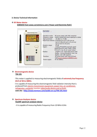 Detection of RF with Human Brain Frequency | PDF