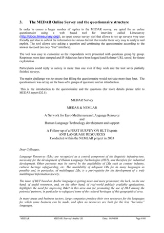 Mediterranean Arabic Language and Speech Technology Resources | PDF