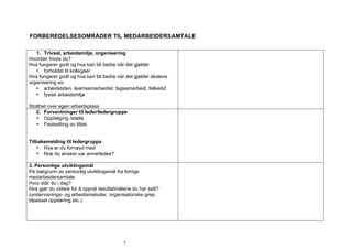 Medarbeidersamtaleskjema 2015 16 | PPT