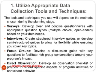 M & E data collection, analysis and reporting.pptx