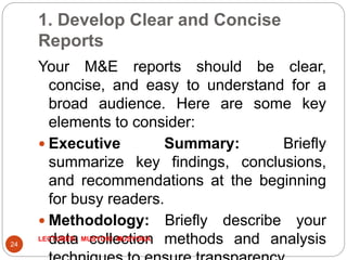 M & E data collection, analysis and reporting.pptx