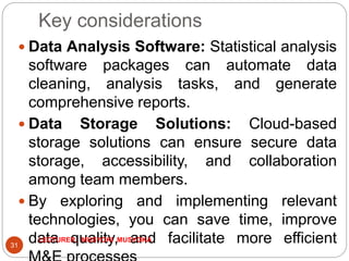 M & E data collection, analysis and reporting.pptx