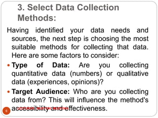 M & E data collection, analysis and reporting.pptx