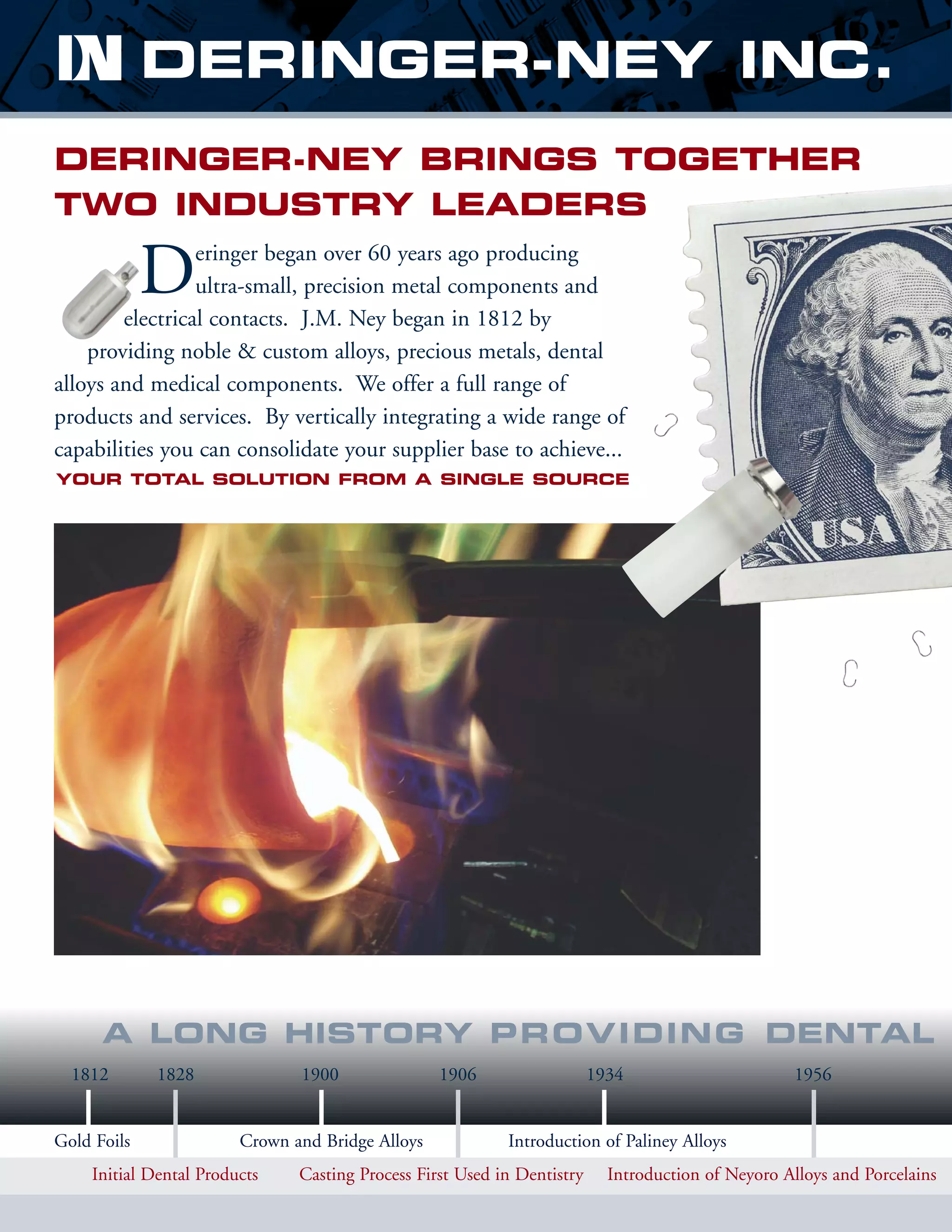 Deringer-Ney- PRODUCTS AND SERVICES FOR THE MEDICAL INDUSTRY | PDF