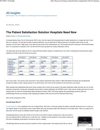 MedCAHPS Analysis & Plan_Active | PDF