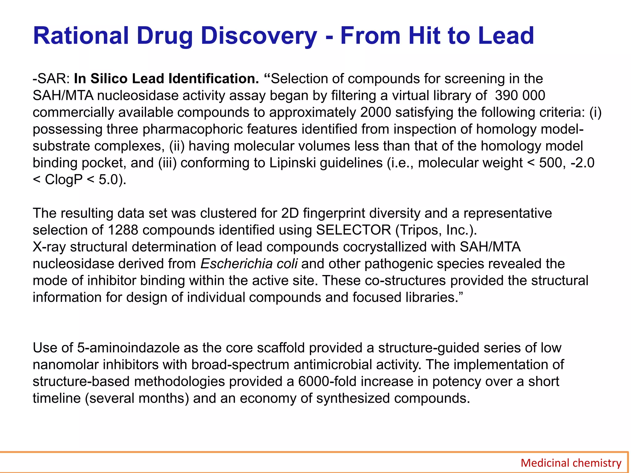 Medicinal chemistry Basics | PPTX