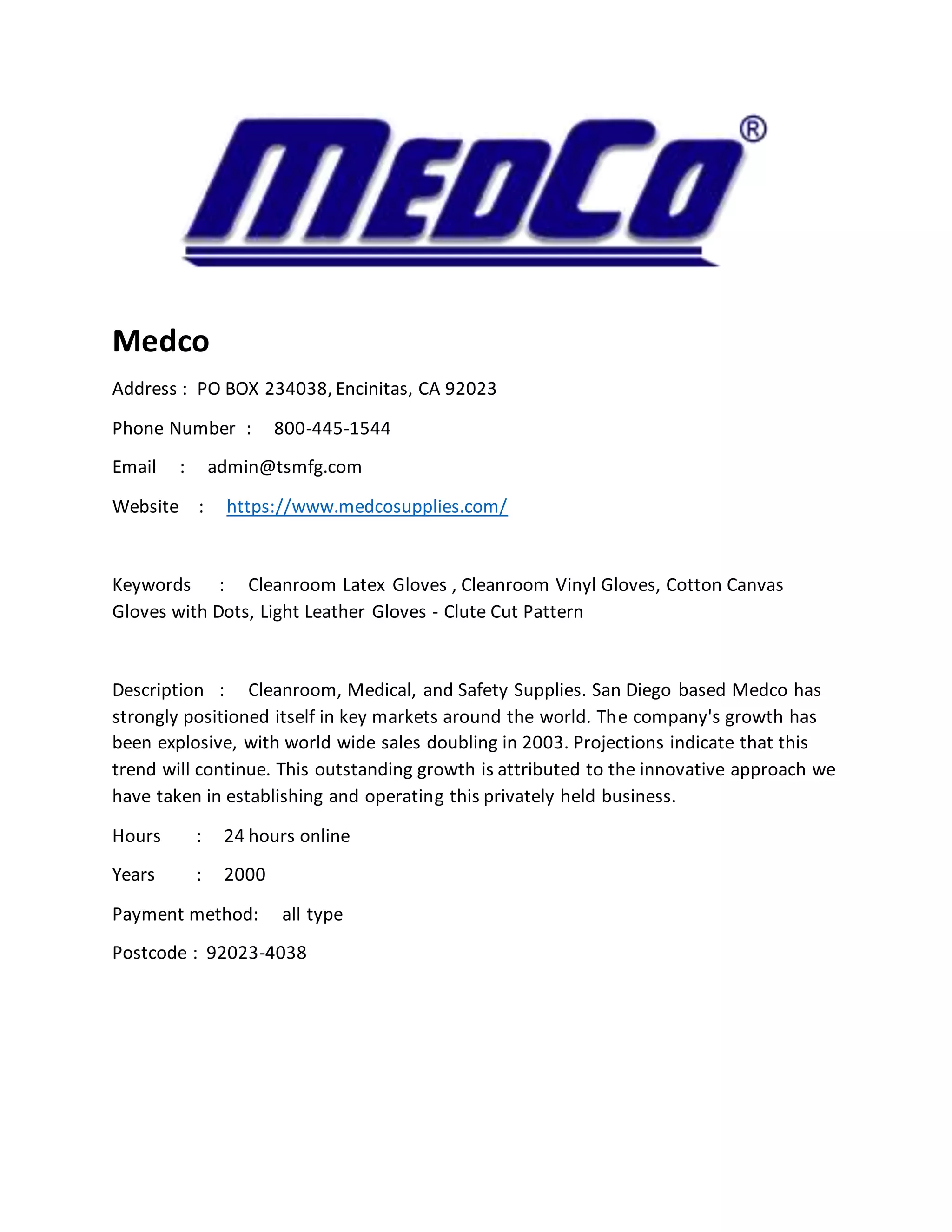 Medco | DOCX