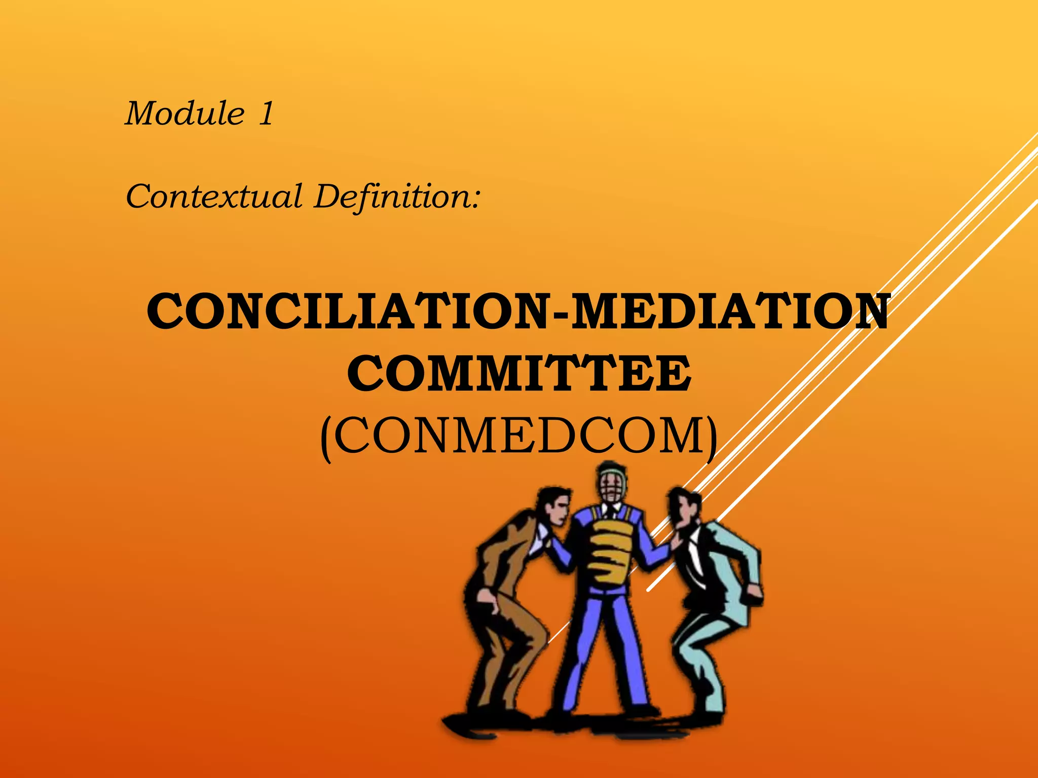 Mediation and Conciliation Process for Co-ops | PPTX