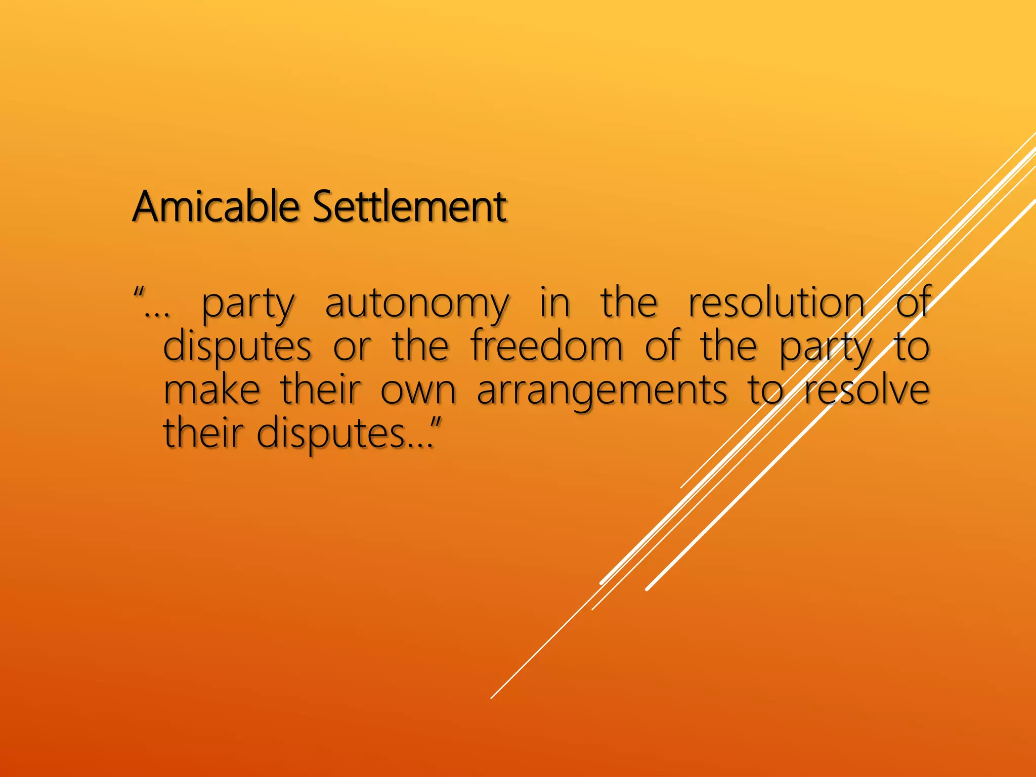 Mediation and Conciliation Process for Co-ops | PPTX | Law