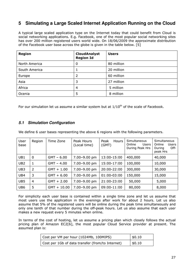Cloudanalyst A Cloudsim Based Tool For Modelling And Analysis Of Large