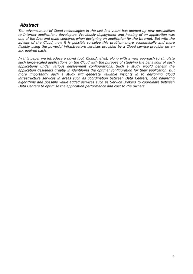 Cloudanalyst A Cloudsim Based Tool For Modelling And Analysis Of Large Scale Cloud Computing