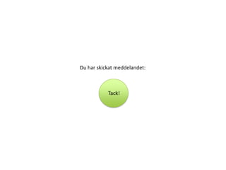 Meddelande till presentation | PPTX