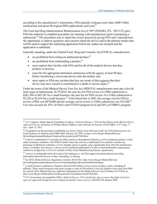FDA Regulation of Medical Devices | PDF